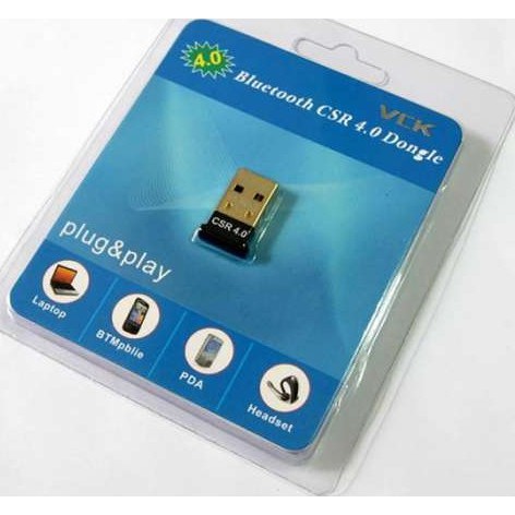 Jual Bluetooth Receiver Adapter CSR Dongle USB v4.0 for Headset PC ...