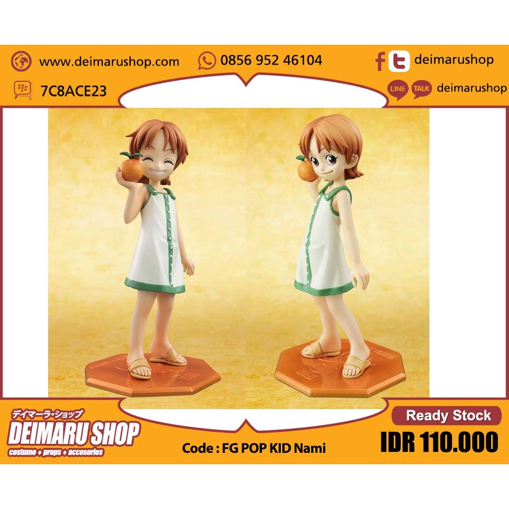 Jual [FG POP KID Nami] Figure Anime Manga One Piece Portrait Of Pirate ...