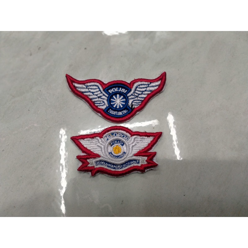 Jual Brevet Wing Lantas Dan pelopor Lantas Timbul Tebal | Shopee Indonesia