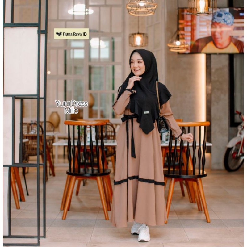 Jual YURA DRESS ORI NUNA REVA ID | Shopee Indonesia
