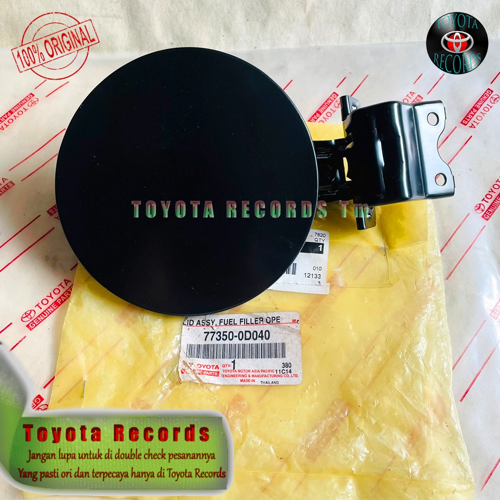 Jual Plat Tutup Cover Tangki Bensin Yaris Original Toyota 77350-0D040 ...