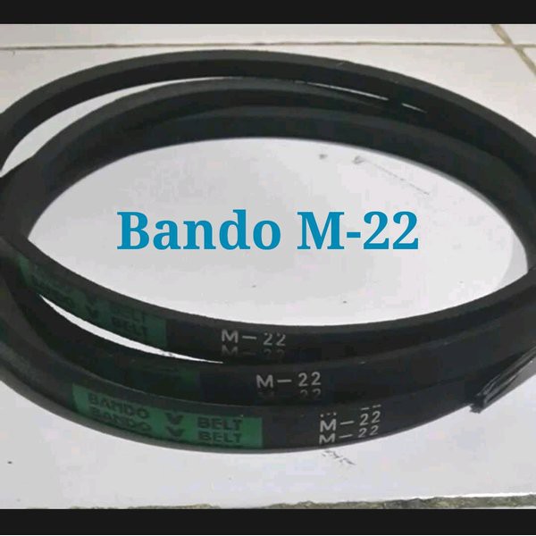 Jual Jual V-Belt M22 - Fan Belt M 22 - Van Belt M-22 Bando NEW | Shopee Indonesia