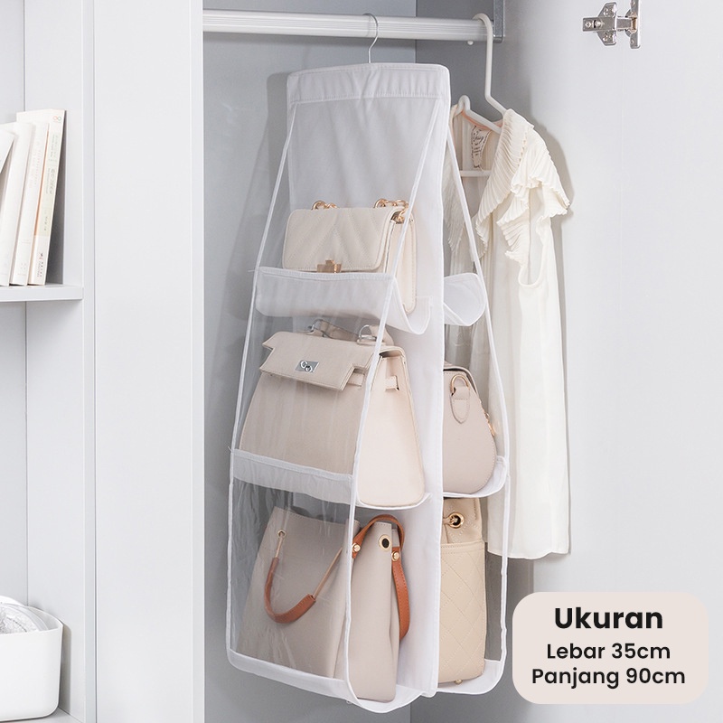 Jual Halu Rak Tas Gantung Bag Organizer Rak Bag Kotak Tempat ...