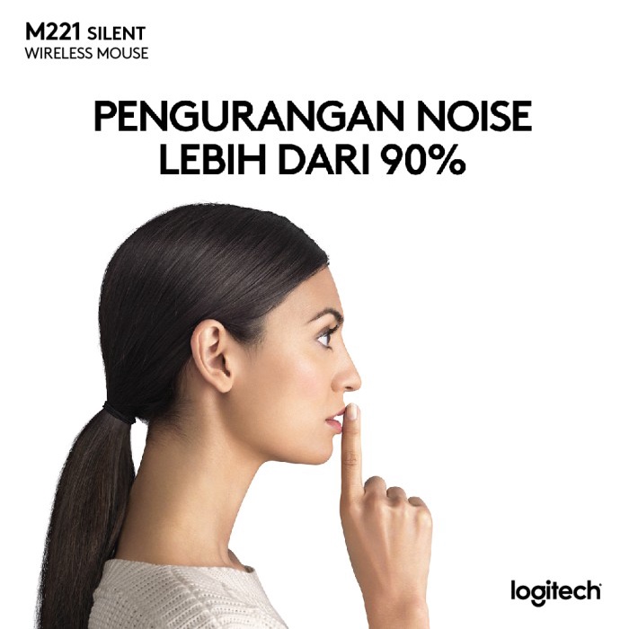 Jual Logitech M221 Mouse Wireless Silent Click - Rose | Shopee Indonesia