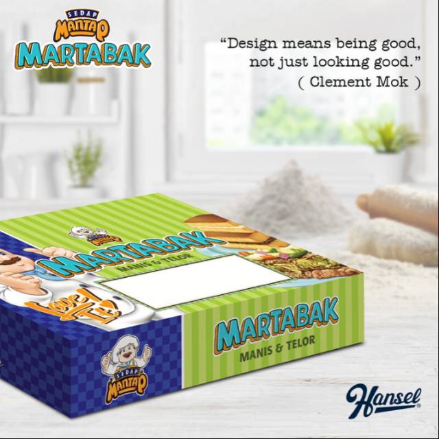 Jual BOX MARTABAK SEDAP MANTAP 21x13,5x4 Kemasan Snack Packaging ...