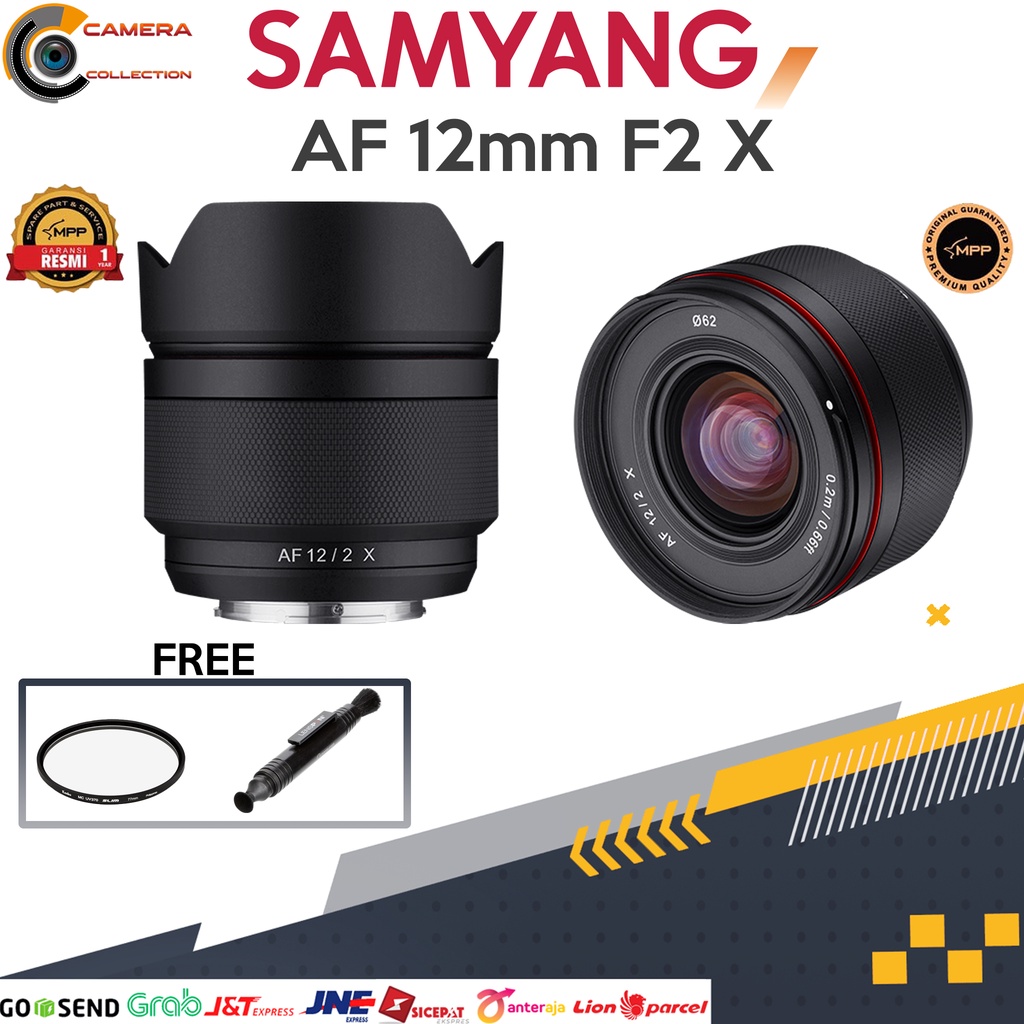 Jual Samyang AF 12mm F2 For Fuji X / Lensa Samyang AF 12mm F2 Fuji X | Shopee Indonesia