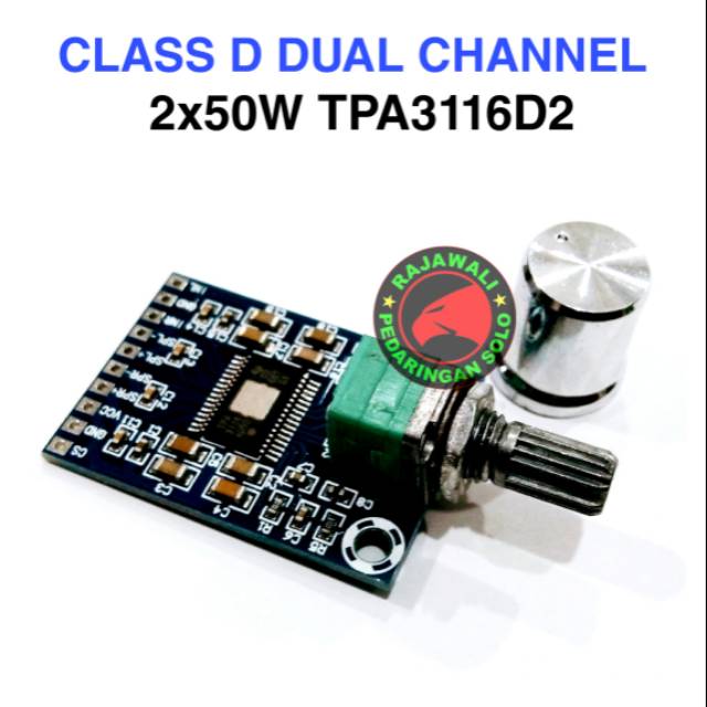 Jual MODUL AMPLIFIER CLASS D 2X50W TPA3116D2 - MODUL AMPLI | Shopee ...