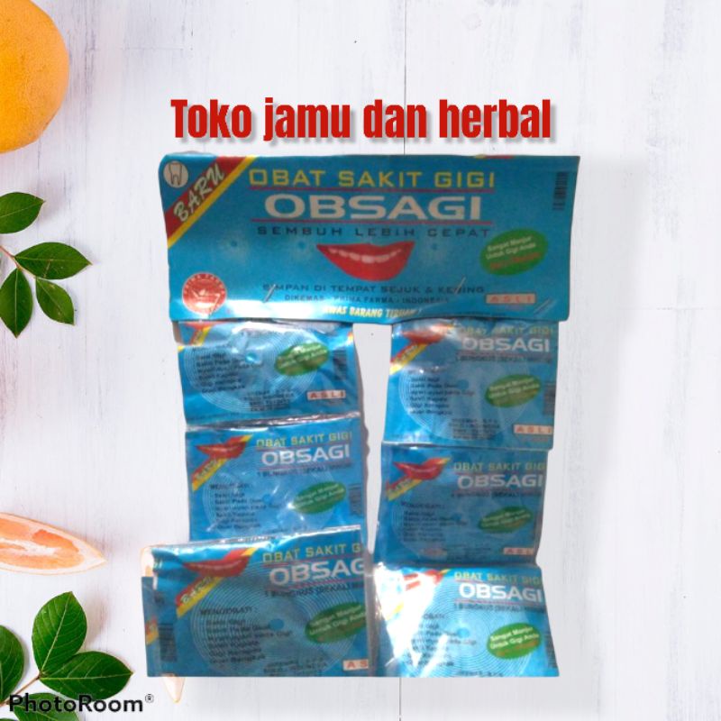 Jual obat sakit gigi obsagi renceng | Shopee Indonesia