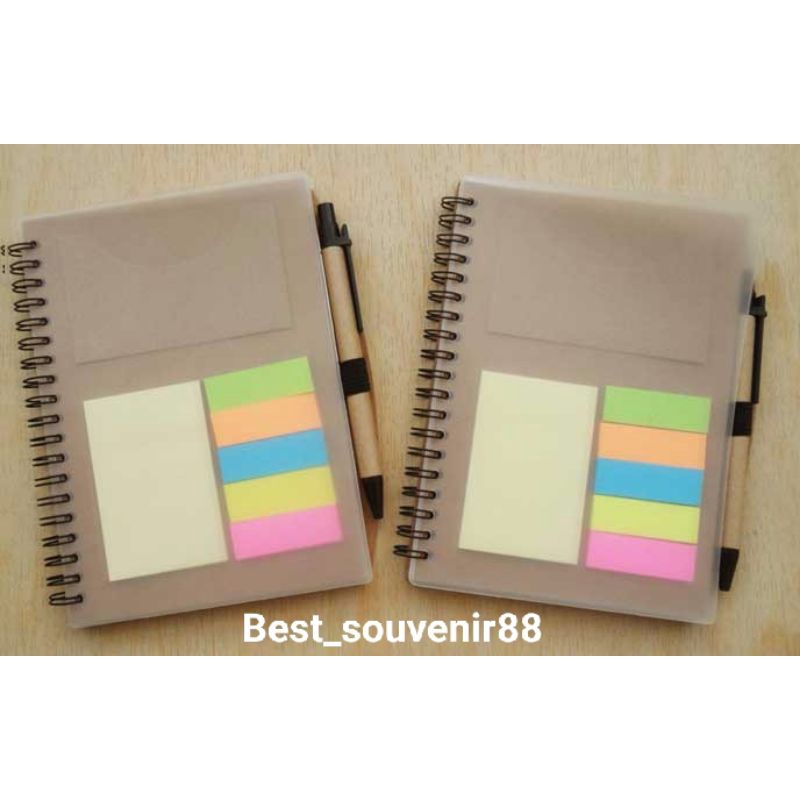 Jual Note Book Recycle /Notes Buku Tulis/ Buku Catatan / Memo Pos it ...