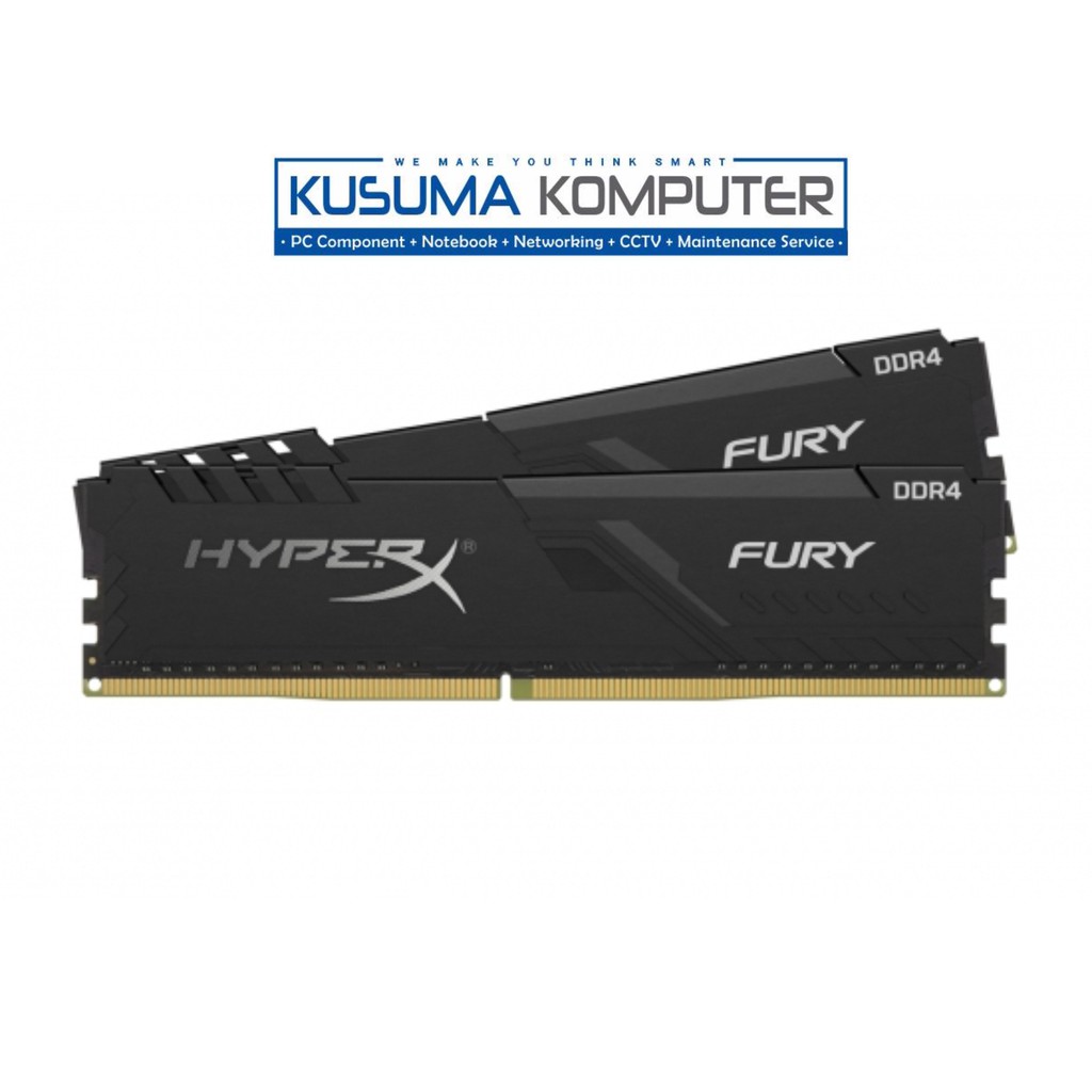 Jual Kingston HyperX Fury 16GB (8x2) DDR4 2666MHz HX426C16FB3K2/16 ...