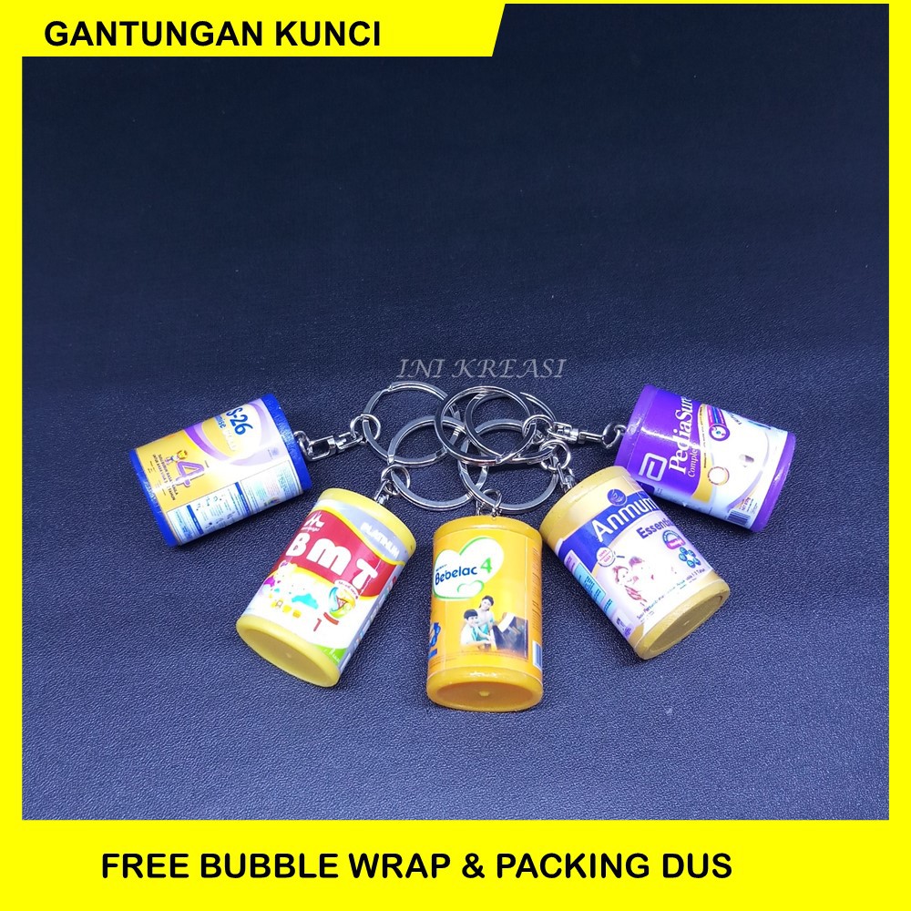 Jual GANTUNGAN KUNCI - GANCI MINIATUR SUSU KALENG | Shopee Indonesia