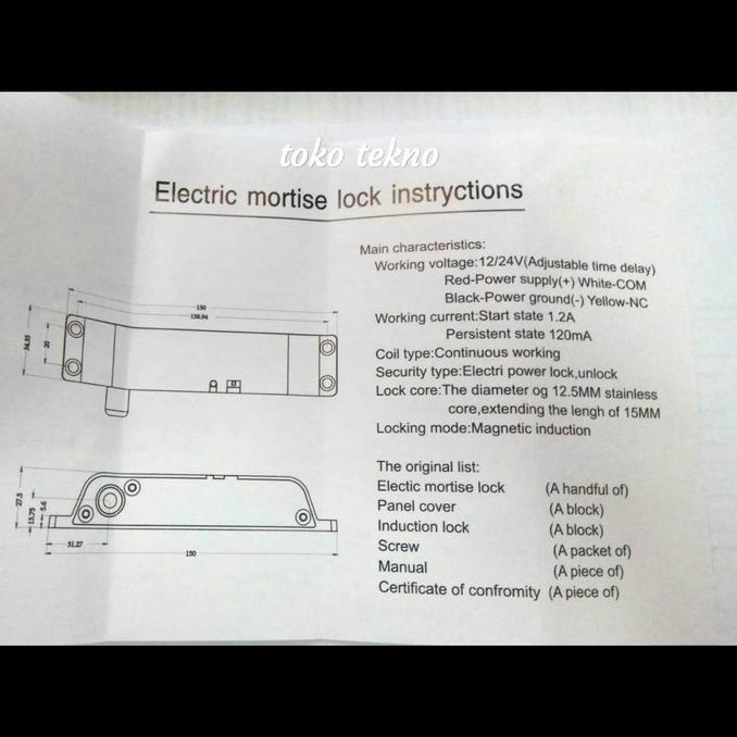 Jual Drop Bolt Pintu Kayu | Alumunium Bracket Dropbolt Pintu Kayu Door ...