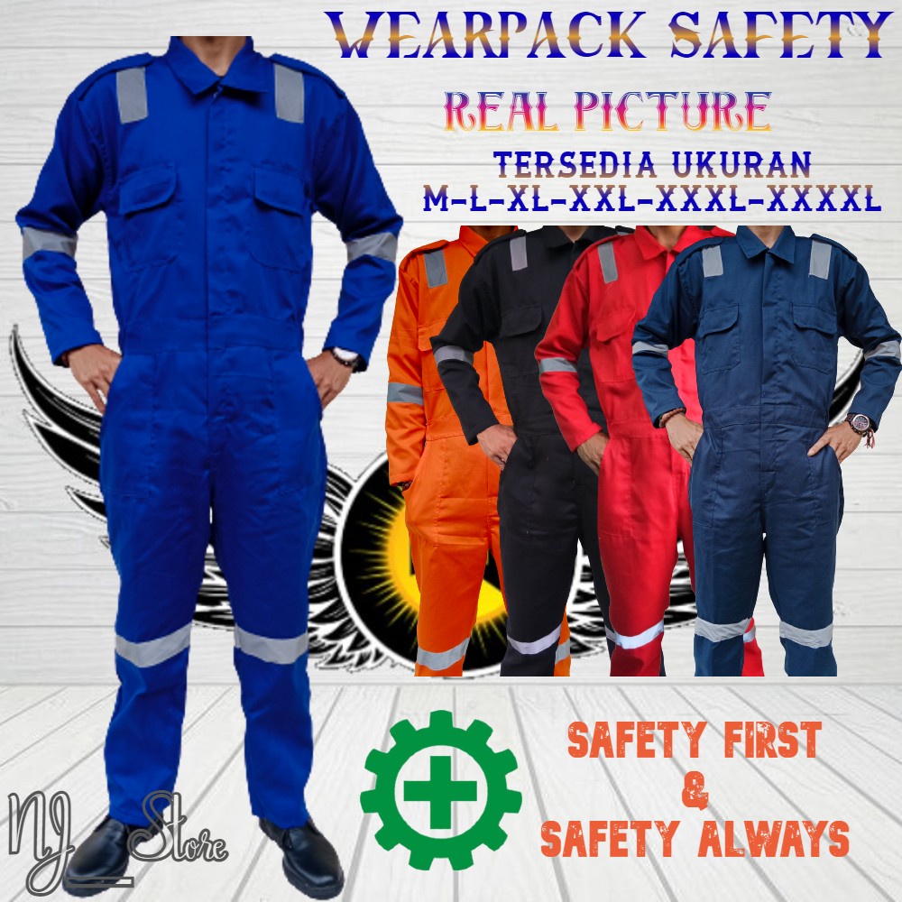Jual TERBARU M-4XL Wearpack Safety / Wearpack Langsungan / Wearpack ...