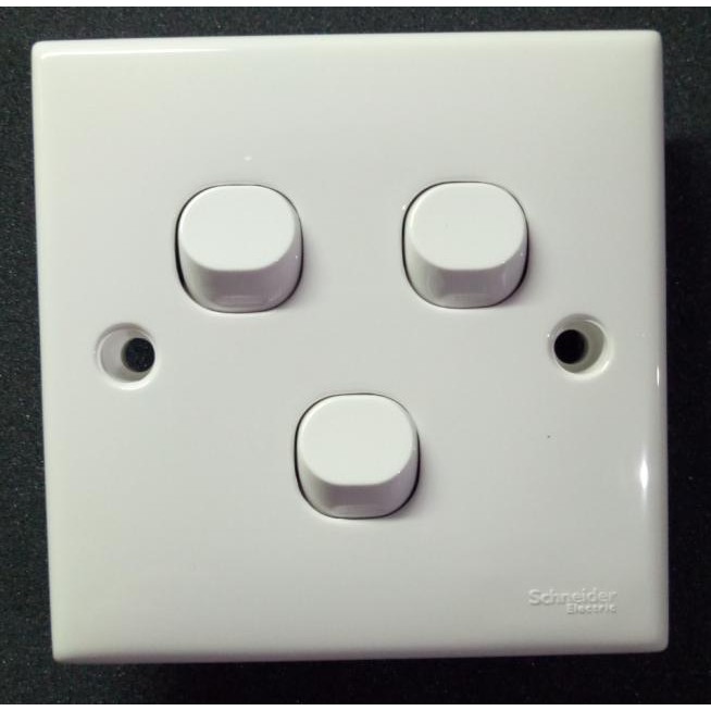 Jual Saklar Triple Classic Clipsal Schneider ( 3 gang ) | Shopee Indonesia