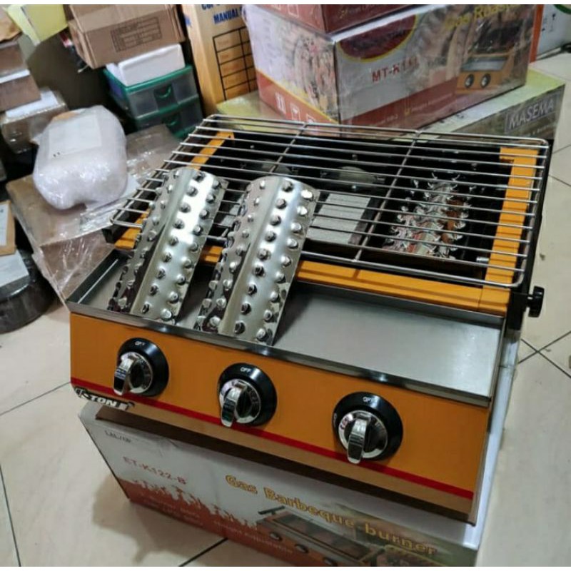 Jual Kompor bakaran sosis 3 tungku non asap | Shopee Indonesia