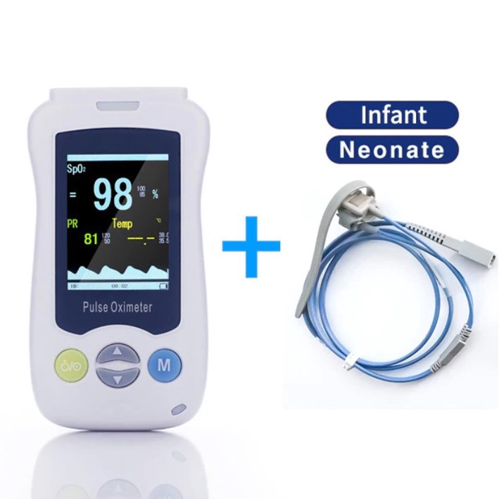 Jual Yonker CE Handheld Pulse Oximeter SpO2 untuk Bayi / Anak / Dewasa | Shopee Indonesia