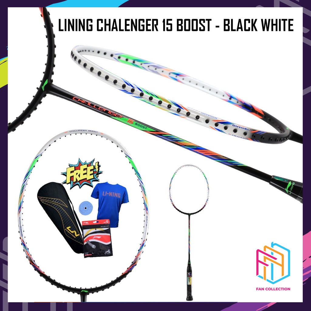 Jual LINING Challenger 15 24 42 Boost Raket Badminton Original | Shopee ...