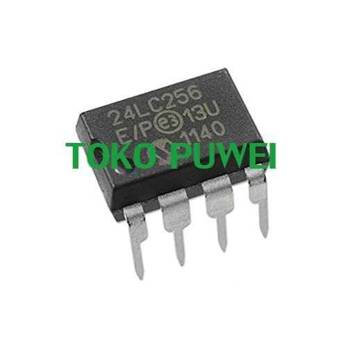 Jual 24LC256 24LC256-I/P 24LC256I/P IC EEPROM 256K I2C 400KHZ 8DIP BT83 ...
