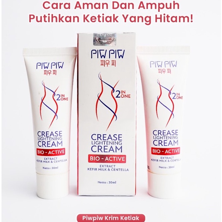 Jual Piw Piw Crease Krim Pemutih Ketiak Siku Lutut dan Selangkangan Piw Piw Lighteing Cream ...