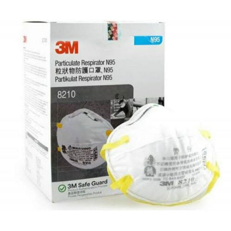Jual Masker N95 3M 8210 (1 box = 20 pcs) | Shopee Indonesia
