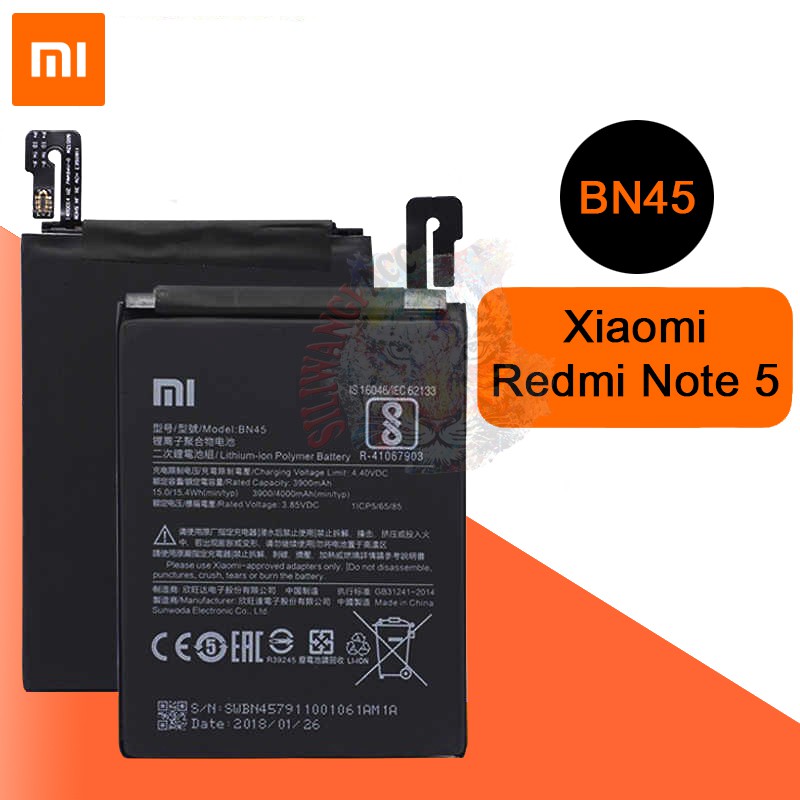 Jual Baterai Redmi Note 5 Original BN45 | Shopee Indonesia