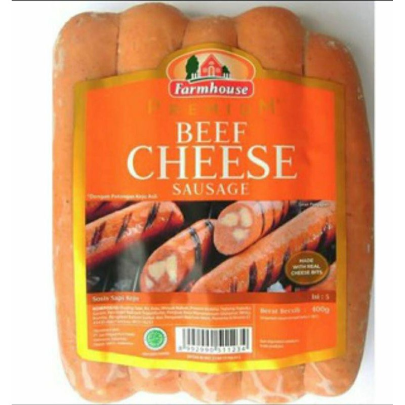 Jual sosis farmhouse beef cocktail sosis keju sapi lada hitam sosis ...