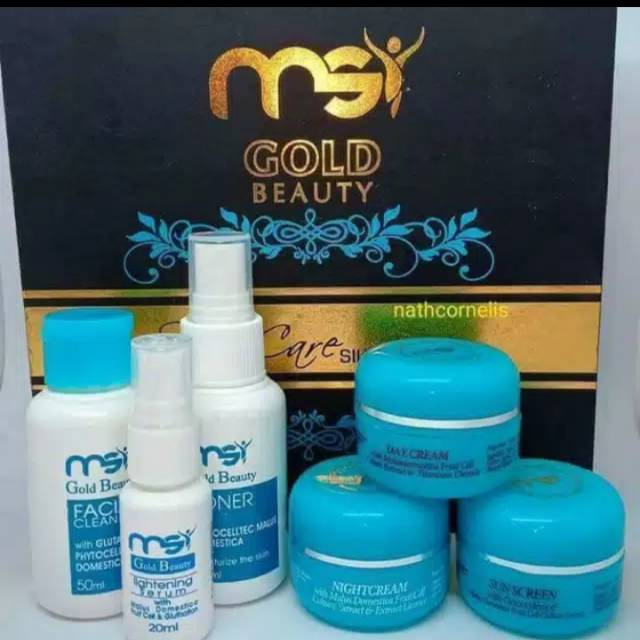 Jual MSI GOLD BEAUTY SERIES 1 PAKET (6PCS) | Shopee Indonesia