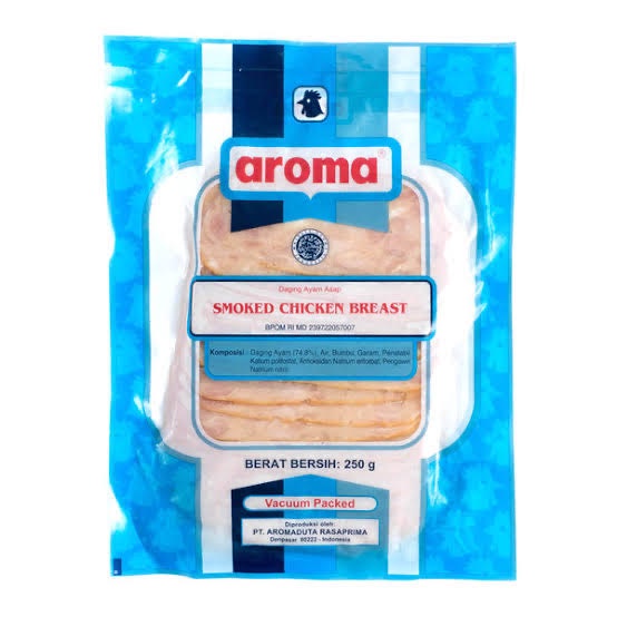 Jual AROMA Smoked Chicken Breast 250gr | Shopee Indonesia