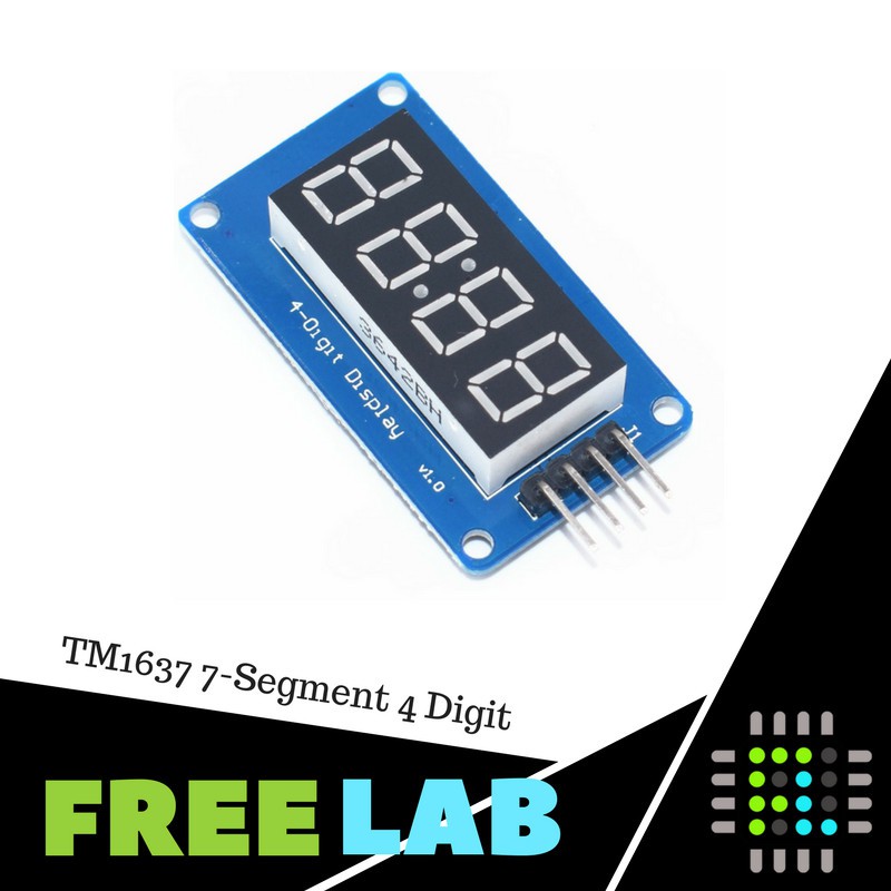 Jual TM1637 Seven Segment 7 Segment 4 Digit Display Module | Shopee ...