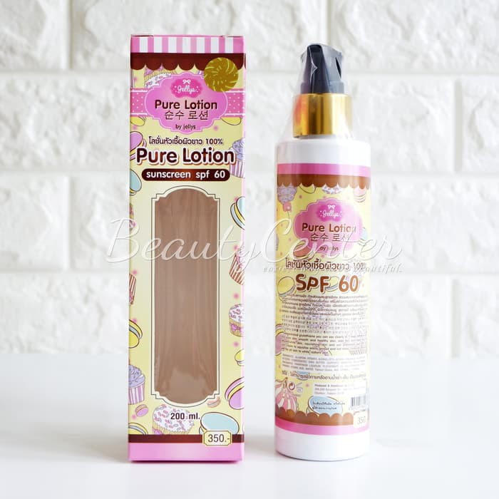 Jual Pure Lotion Spf 60 by Jellys Thailand | Shopee Indonesia