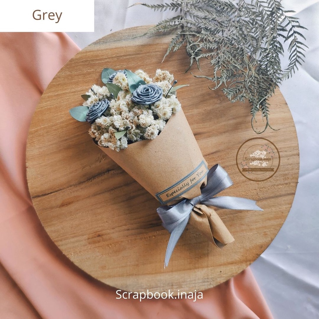 Jual Bouquet Bunga Kering Mini Simple Gift | Hadiah Unik | Special Gift ...