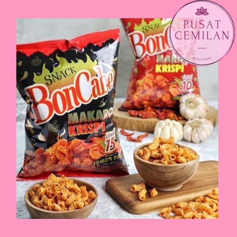 Jual Makaroni Boncabe Level 15 & Level 10 & Keju Pedas Nacho Cheese ...