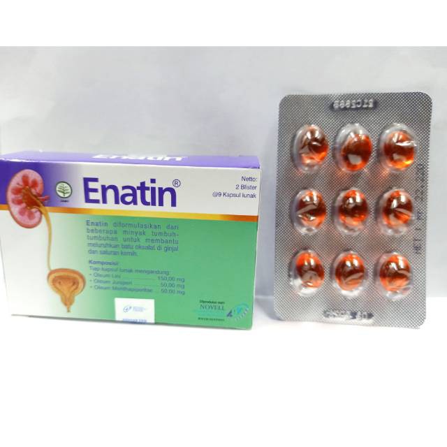 Jual ENATIN 18 KAPSUL LUNAK OBAT BATU GINJAL | Shopee Indonesia