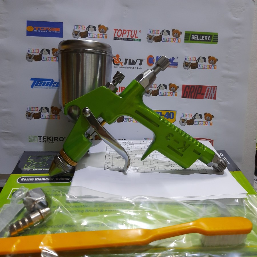 Jual Spray gun cat tekiro k3. Atas kecil 200cc | Shopee Indonesia