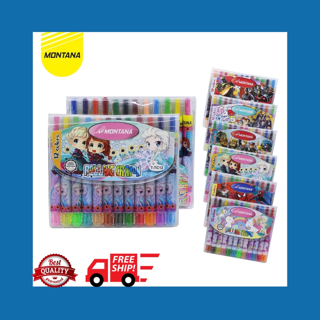 Jual CRAYON PUTAR 12WARNA PENDEK B12-A | Shopee Indonesia