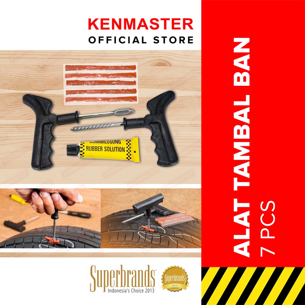Jual Kenmaster Alat Tambal ban 7Pcs CL-1009 - ALAT002 | Shopee Indonesia