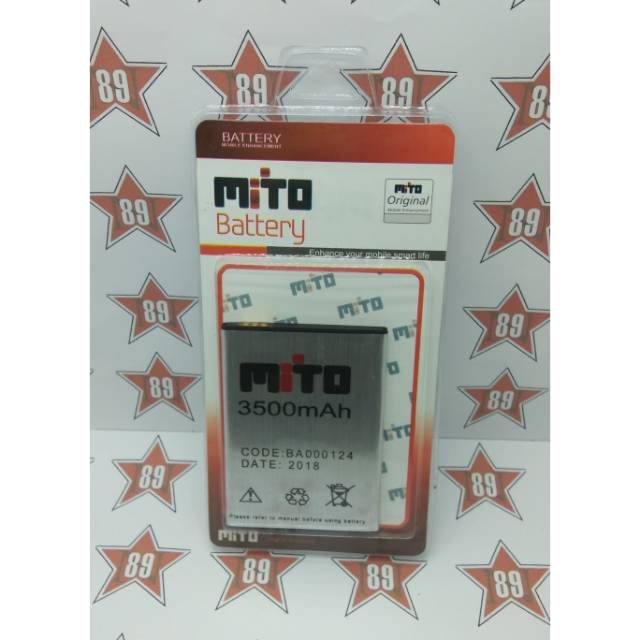 Jual Battery batre Mito Ba000124 | Shopee Indonesia