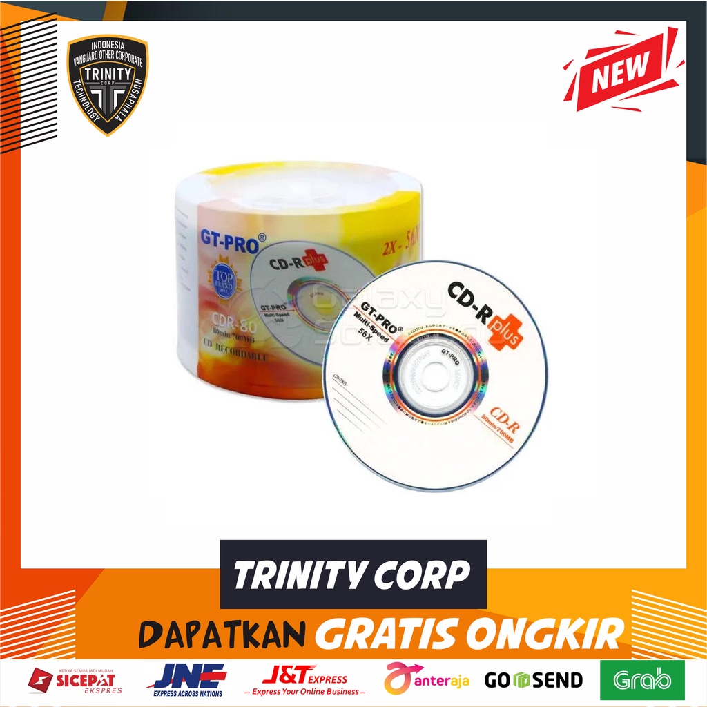Jual GT-PRO CD-R Plus 52X 700MB CD Recordable | Shopee Indonesia