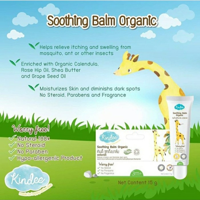 Jual Kindee Soothing Balm (3m+ / 15g) | Shopee Indonesia