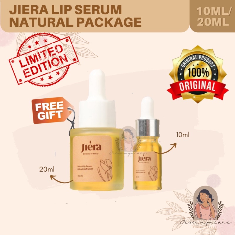 Jual [LIMITED SALE] JIERA LIP SERUM-NATURAL PACKAGE | Shopee Indonesia