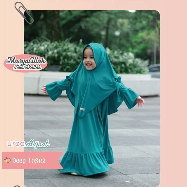 Jual Gamis Jameela Daily (Deep Tosca) | Shopee Indonesia