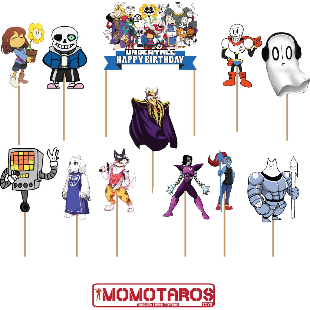 Jual Topper cake Undertale set | Shopee Indonesia