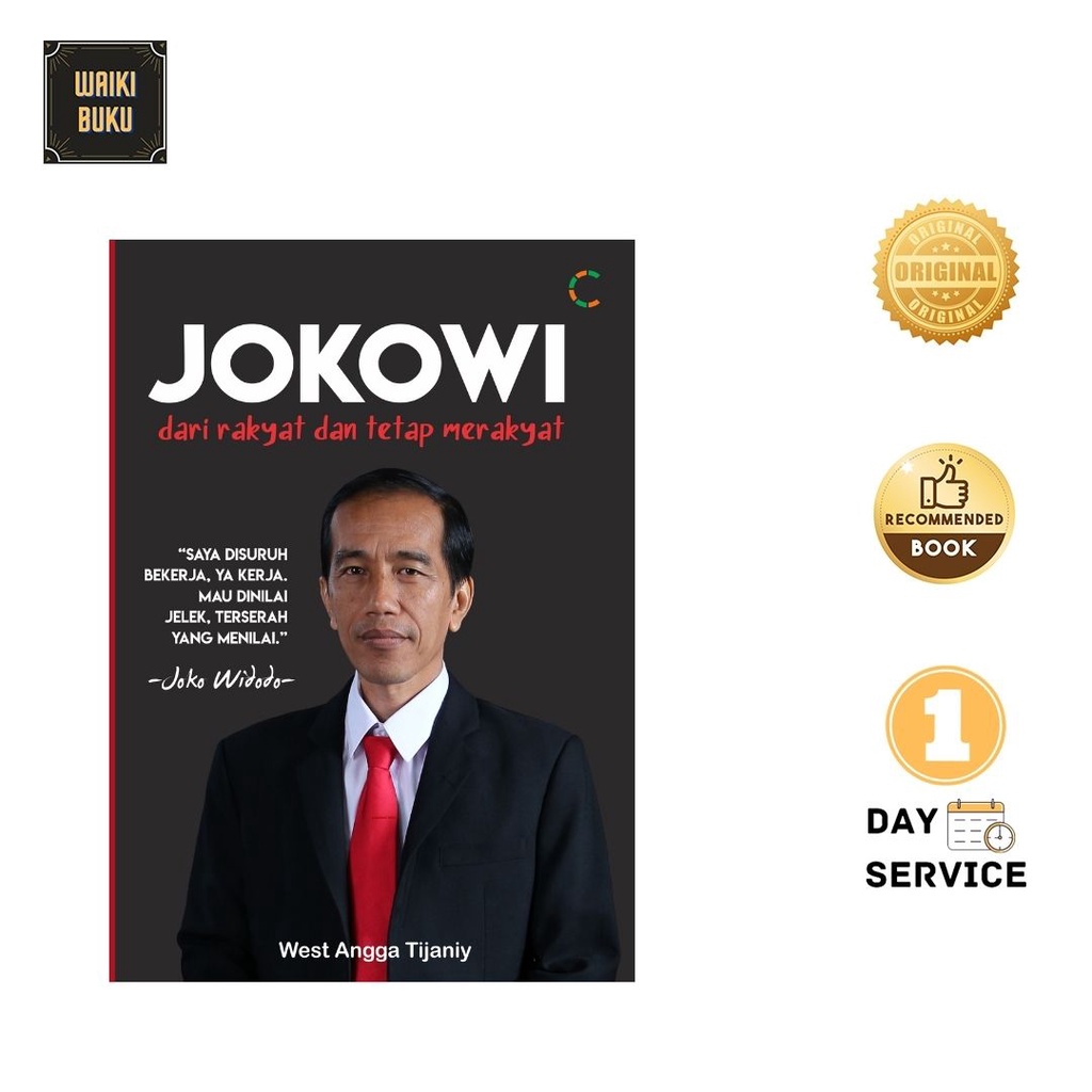 Jual BUKU TOKOH / JOKOWI : DARI RAKYAT DAN TETAP MERAKYAT | Shopee ...