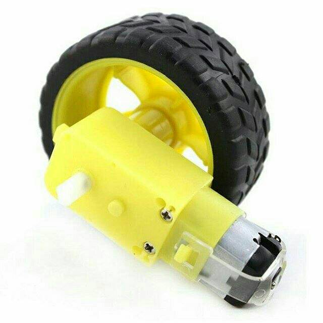 Jual Roda + Motor DC Kuning | Shopee Indonesia