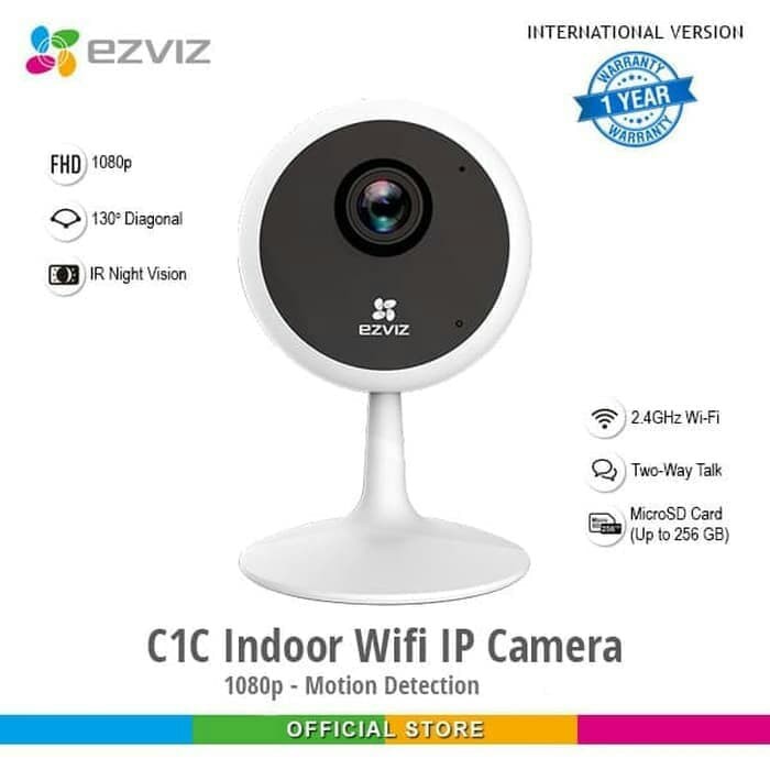 Jual Ezviz C1C Wifi IP Camera Full HD 1080p | Shopee Indonesia