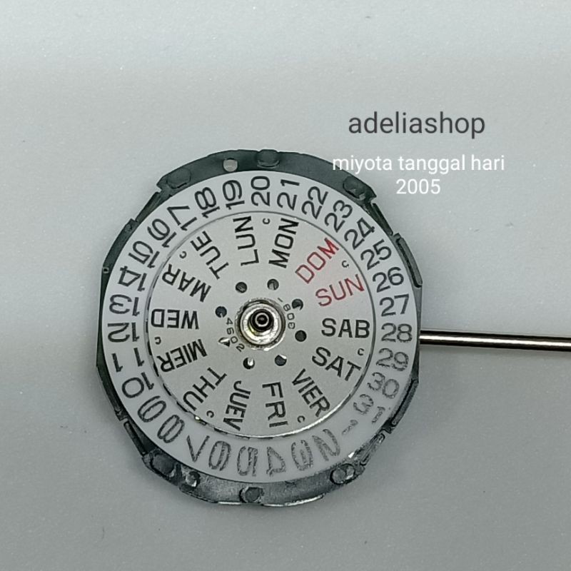 Jual MESIN JAM TANGAN MIYOTA 2005 LUBANG TANGGAL HARI SAMPING | Shopee Indonesia