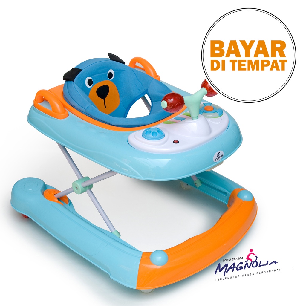 Jual Baby Walker Wolker Spacebaby Roda Dorongan Bayi Belajar Jalan Anak ...