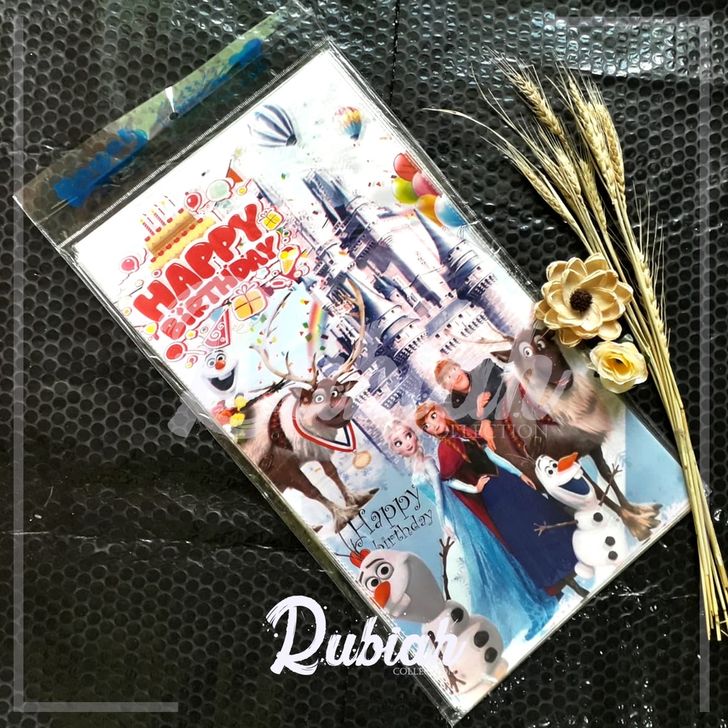 Jual Plastik OPP Ulang Tahun L Frozen | Shopee Indonesia