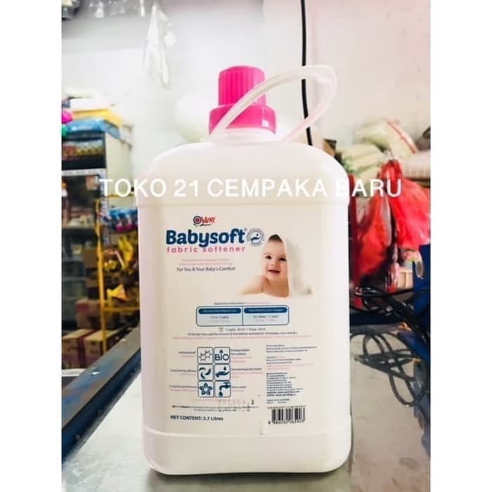 Jual Yuri Baby Soft Fabric Softener Jerigen 3.7 Liter | Pelembut ...