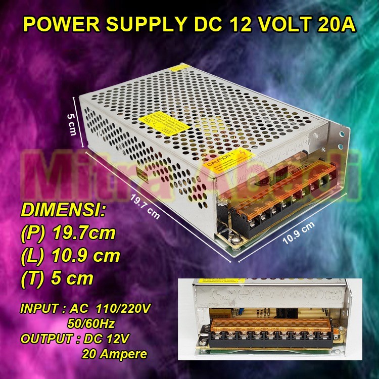 Jual Power Supply 20,8A 12V | Shopee Indonesia